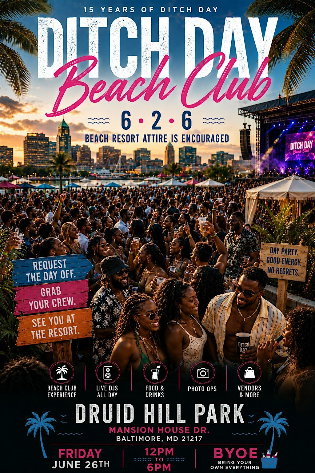 Ditch Day Beach Club, 1876 Mansion House Dr, Baltimore, 26 June 2026 ...
