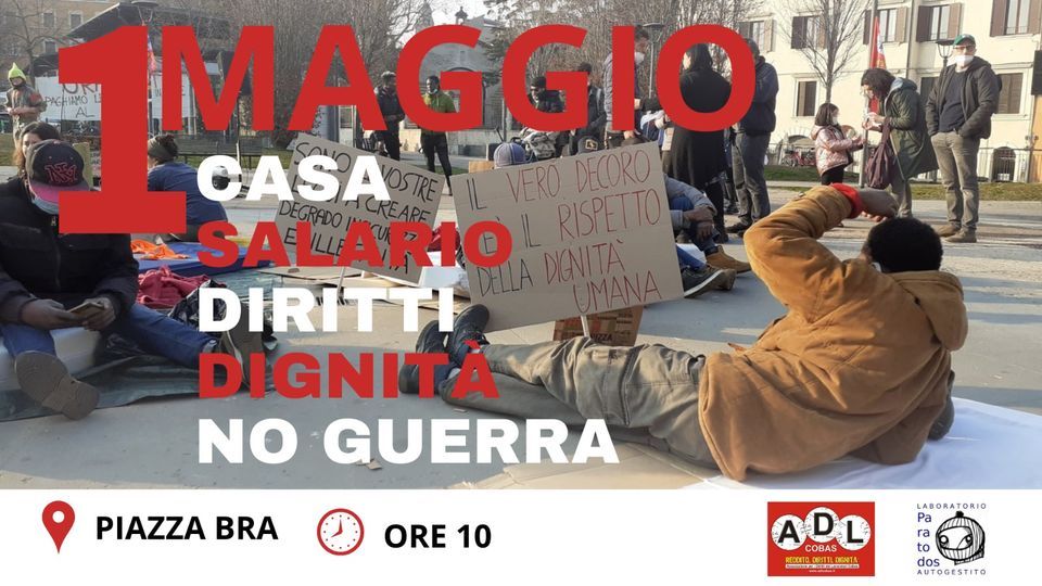 1 Maggio di lotta in piazza per il diritto alla casa, al salario, alla ...