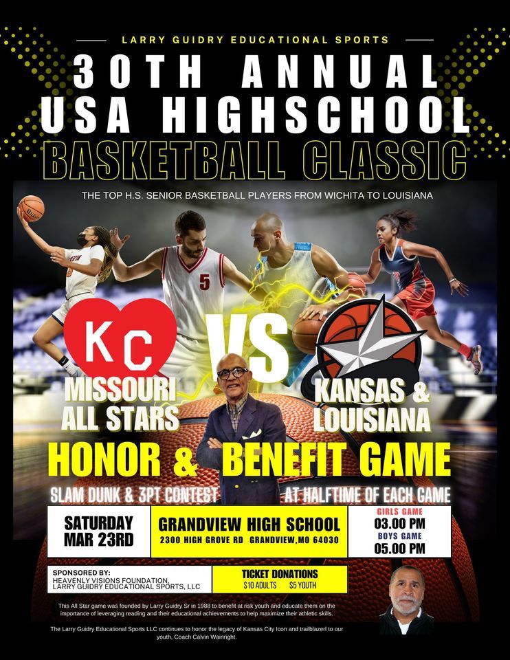 Larry Guidry Srs 30th Annual USA High School Classic, Grandview High ...