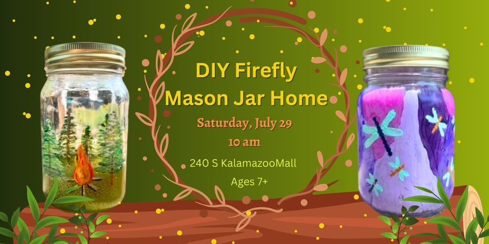 DIY Firefly Mason Jar Home, Colors & Cocktails: The Mobile Art Party ...