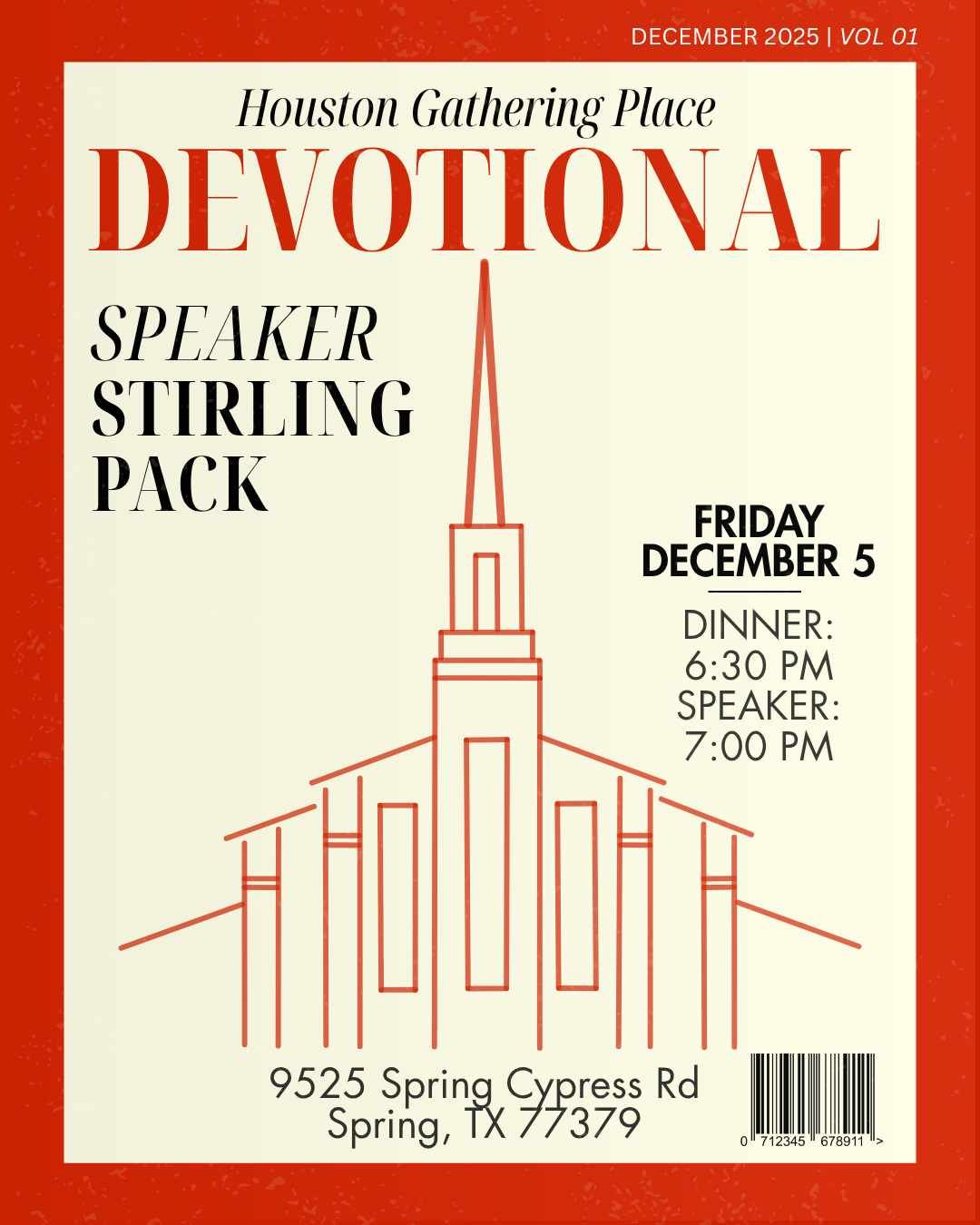 Greater Houston Area YSA Devotional, Church of Jesus Christ of Latter ...