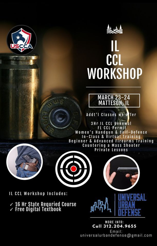 IL CCL Workshop, Matteson, Ill., 23 March to 24 March | AllEvents.in