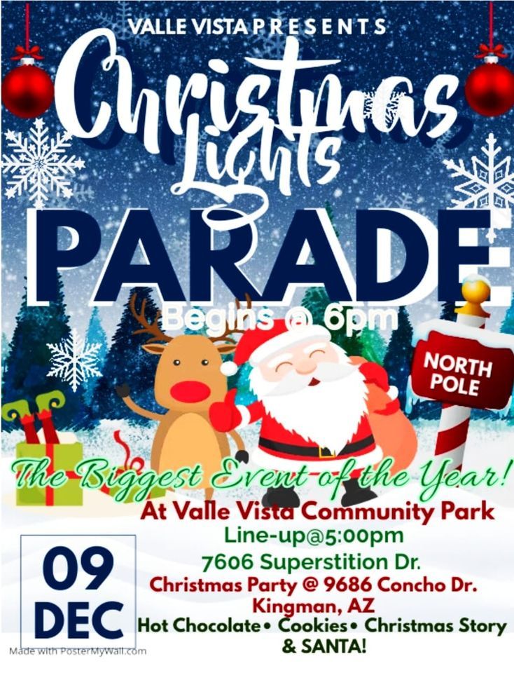 Christmas Lights Parade and Childrens Christmas Party , Valle Vista ...