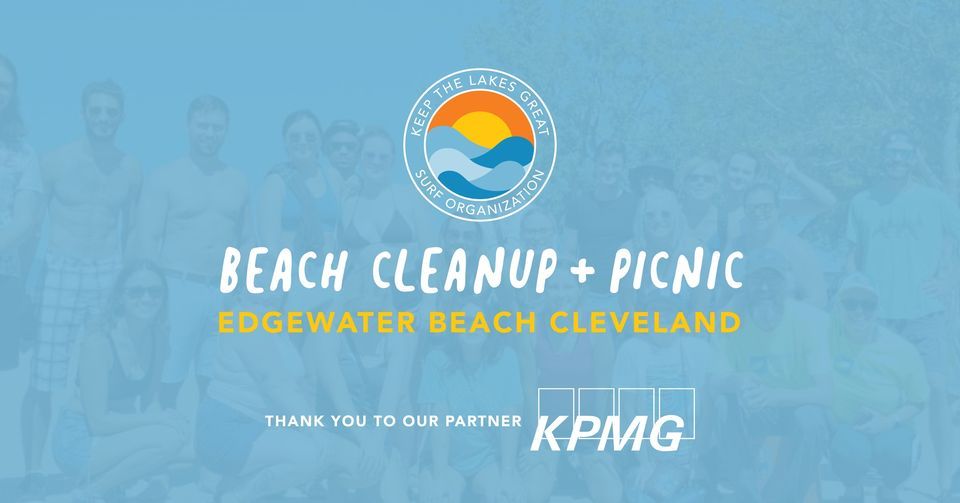 Beach Cleanup Cleveland - Edgewater Beach with KPMG, Edgewater Beach ...