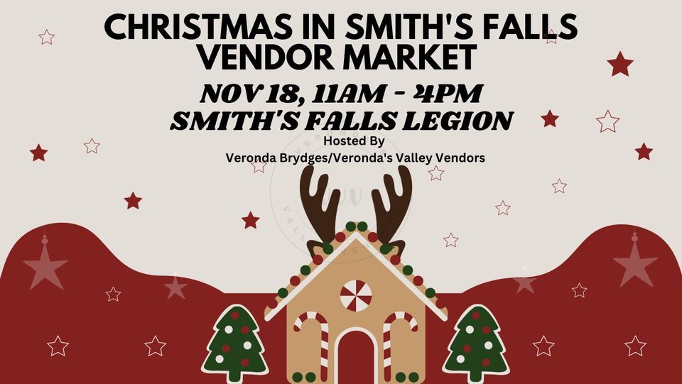Vendor Show - Smiths Falls Legion, Smiths Falls Legion, 17 December ...