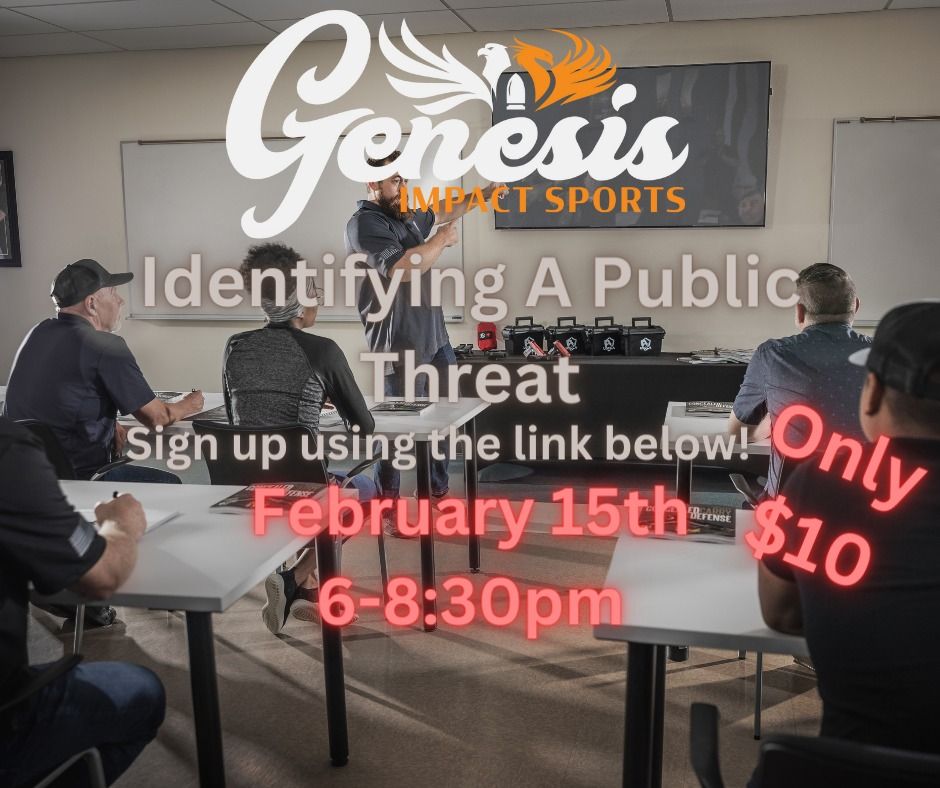 Identifying A Public Threat, Genesis Impact Sports, Appleton, 15 ...