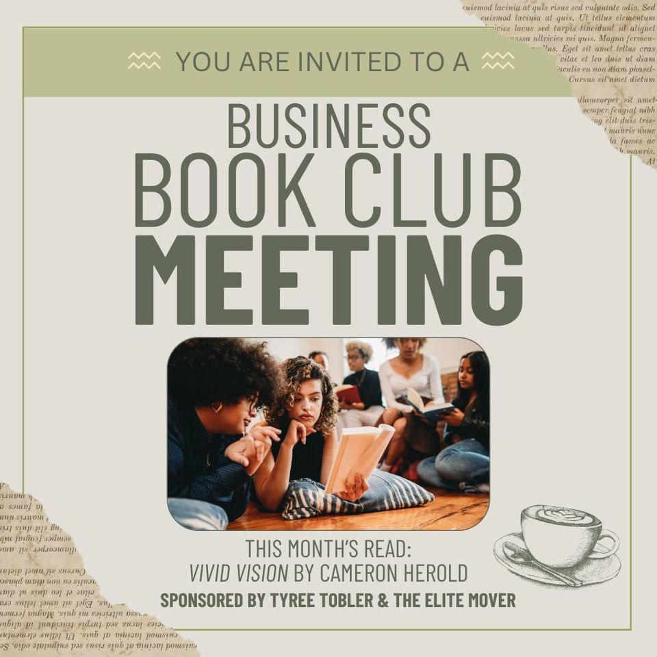 Business Book Club at Kookaburra 312!, Kookaburra, Saint Augustine ...