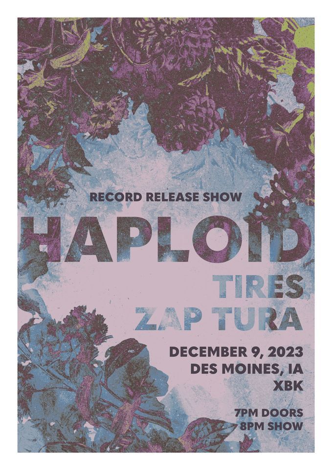 Haploid Record Release Show w/ TIRES and Zap Tura, 1159 24th Street Des ...