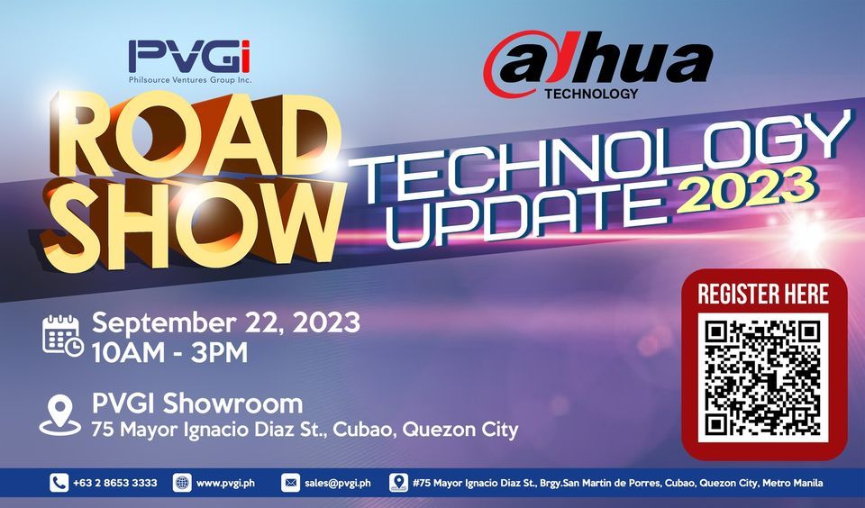 PVGI Roadshow: Dahua Technology Update 2023, Philsource Ventures Group Inc., Quezon City, 22 ...