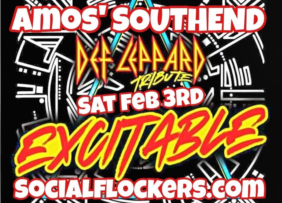 AMOS - EXCITABLE - DEF LEPPARD TRIBUTE , Amos's South End, Charlotte ...