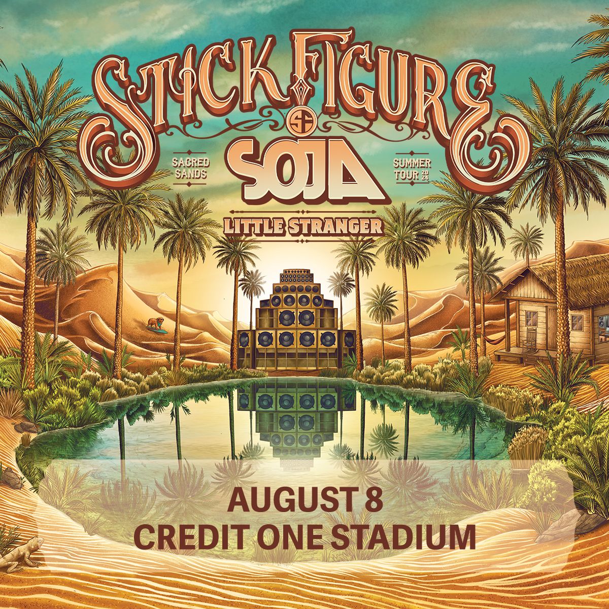Stick Figure with SOJA and Little Stranger, Hayden Homes Amphitheater ...