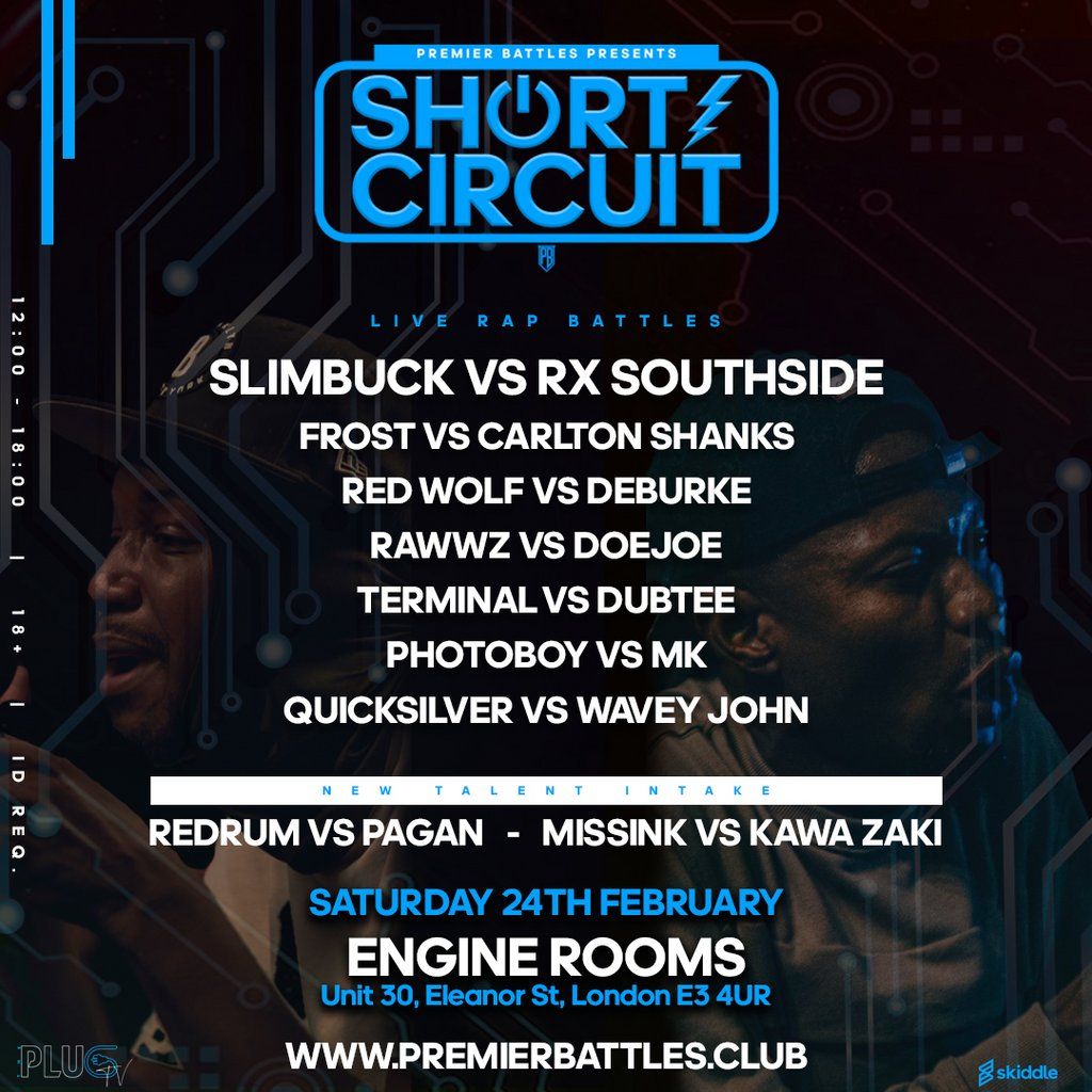Short Circuit | Live Rap Battles | London, The Engine Rooms, London, 24 ...