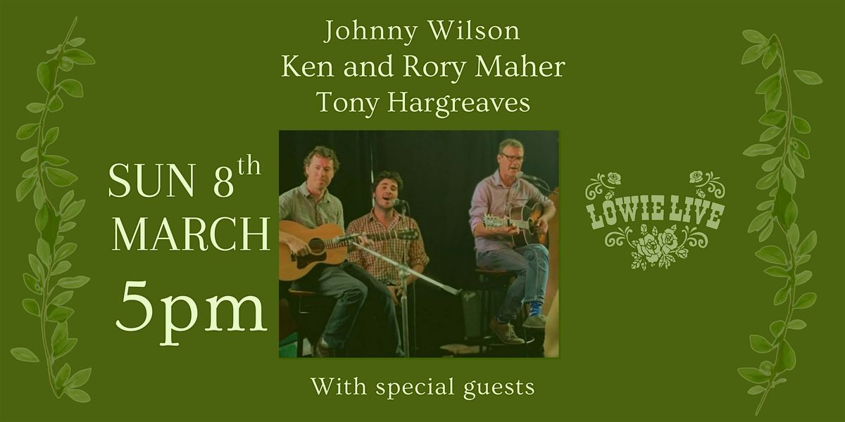 Johnny Wilson, Ken & Rory Maher and Tony Hargreaves at The Lomond Hotel ...