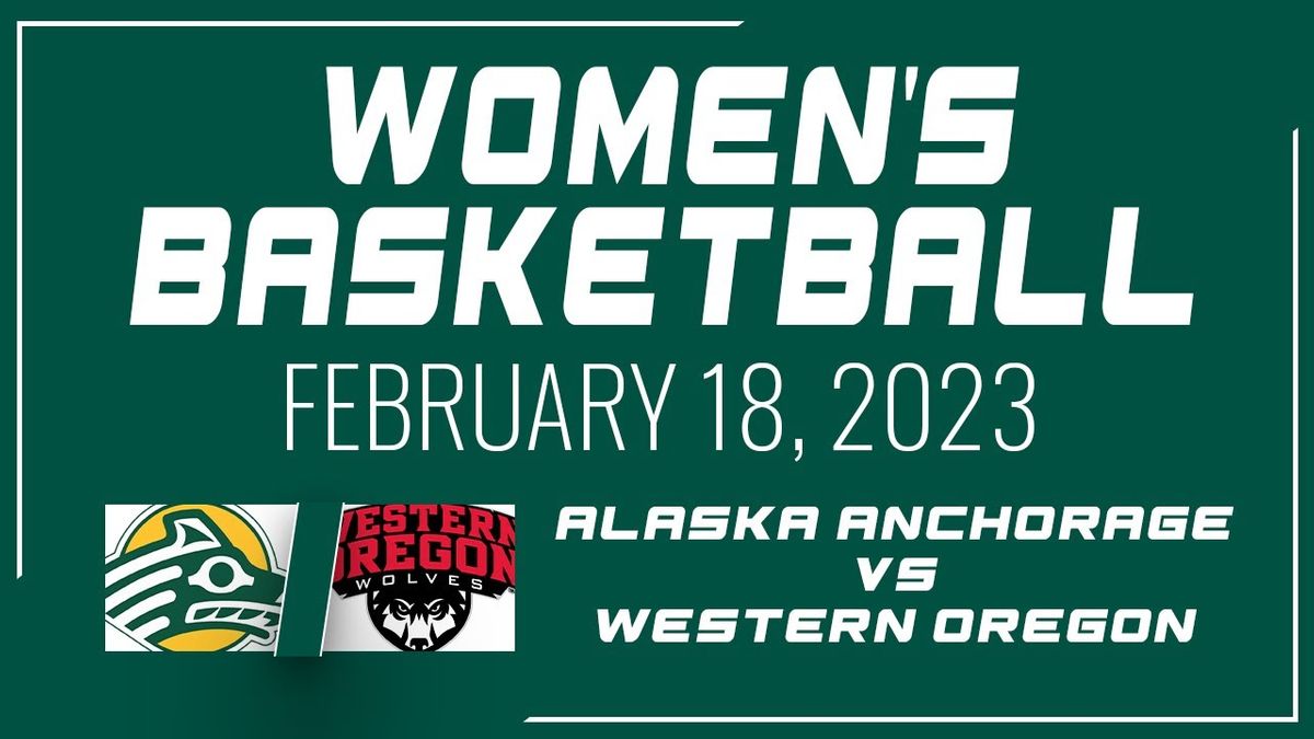 Alaska Anchorage Seawolves Womens Basketball vs. Western Oregon Wolves ...