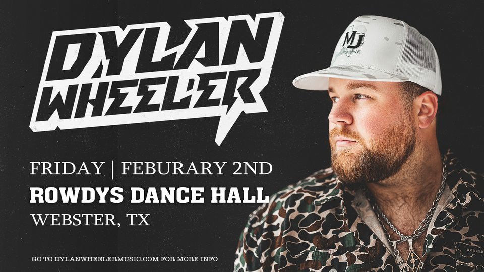 Dylan Wheeler live at Rowdys, Rowdys, Webster, February 2 2024 ...