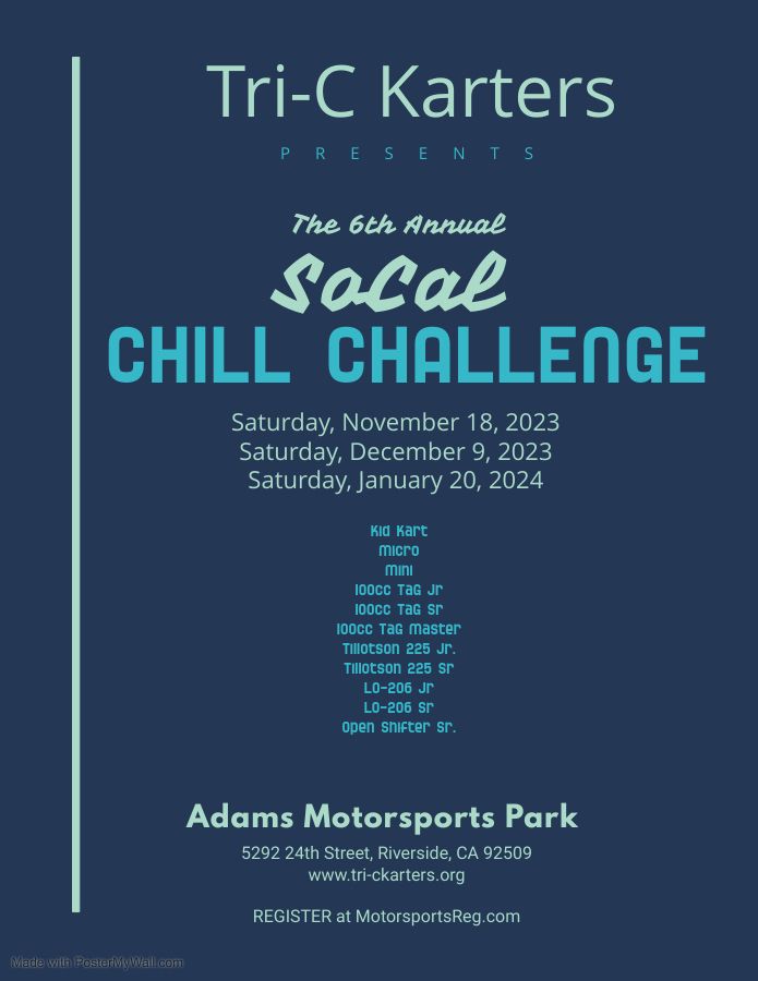 So Cal Chill Challenge 2023-24 Round Two, Adams Motorsports Park ...