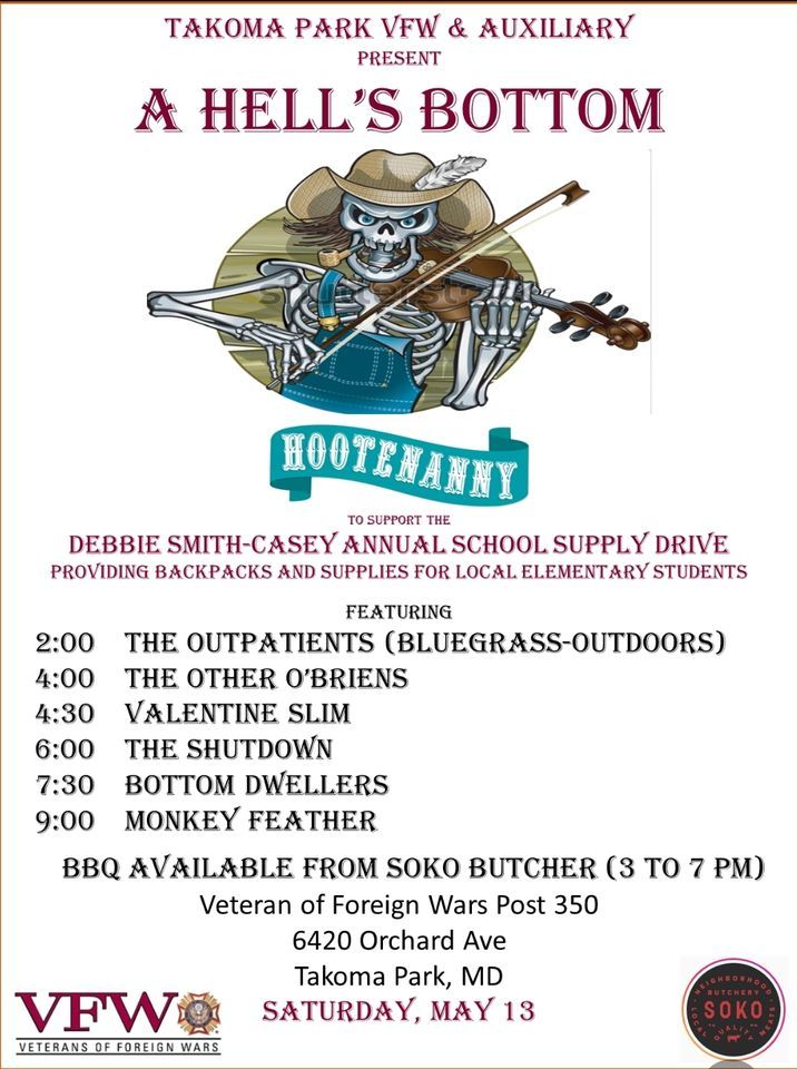 Hells Bottom Hootenanny!, VFW POST 350 "Hells Bottom", Takoma Park, 13 ...