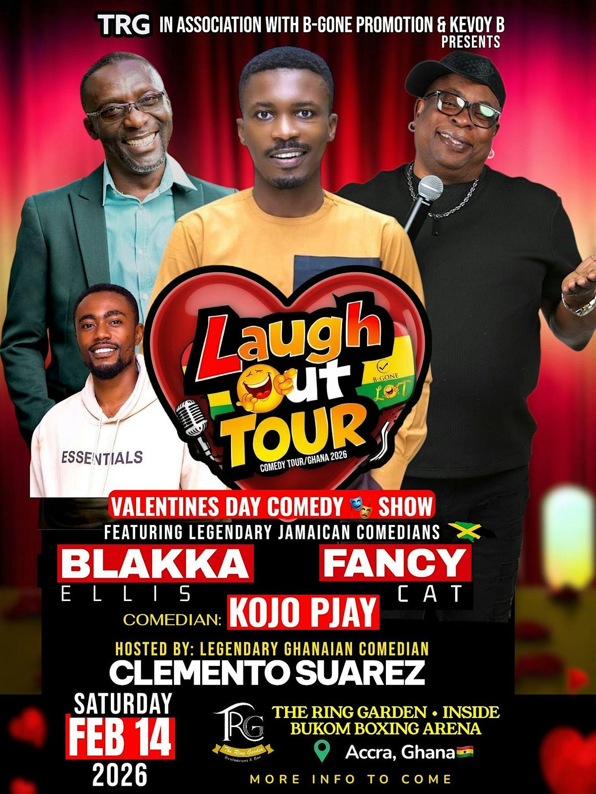 Laugh Out Tour Comedy Concert Featuring Top Ghanaian Artists, BUKOM ...
