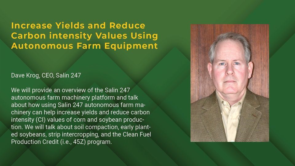 Increase yields and reduce carbon intensity values using autonomous ...