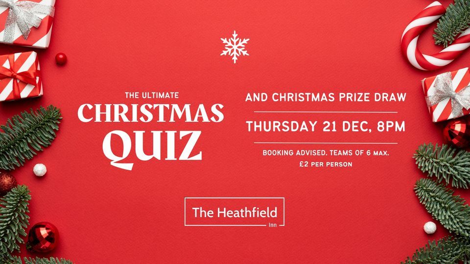 The Ultimate Christmas Quiz, Walnut Rd EX14 2UG Honiton, United Kingdom ...