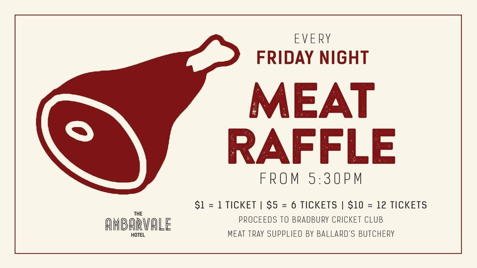 Friday Night Meat Raffle, Ambarvale Hotel, Campbelltown, 1 March 2024 ...