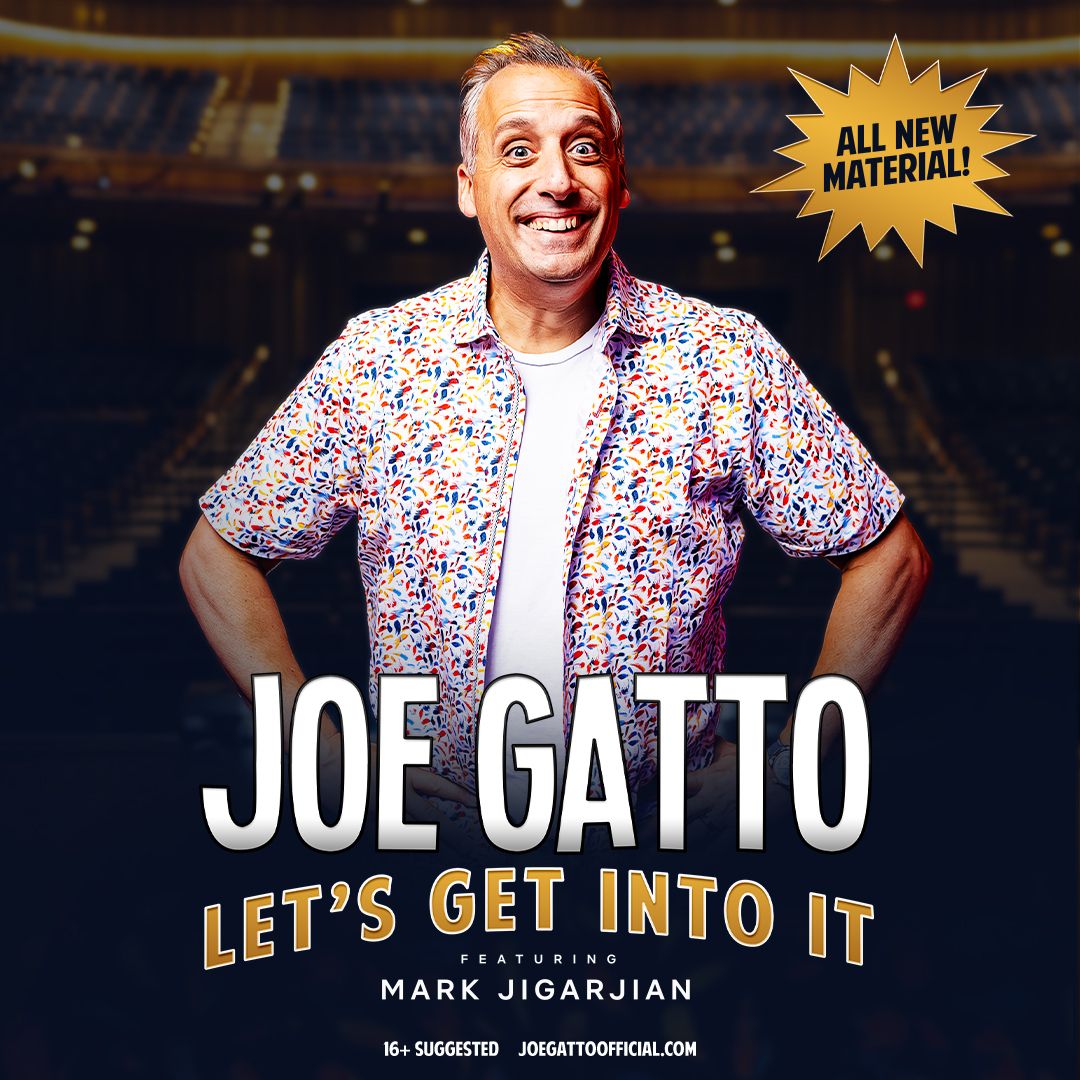 Joe Gatto, Historic Duncan Auditorium at Tampa Theatre, 16 May 2025 ...